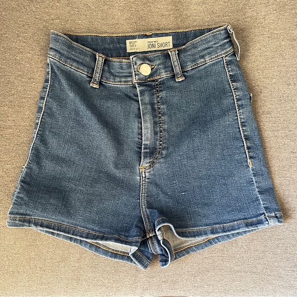 Topshop | Shorts | Topshop Motto Joni Denim Shorts | Poshmark
